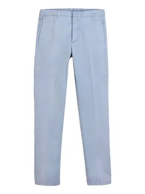 Dunhill Casual Straight Leg Pants Pastel Blue