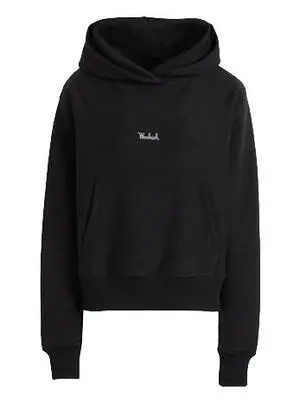 Woolrich Fleece Hoodie With Logo - Black