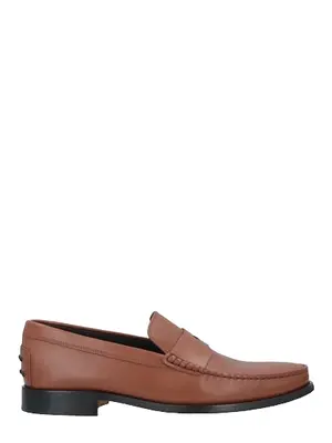 TOD'S TOD'S Leather Loafers Tan