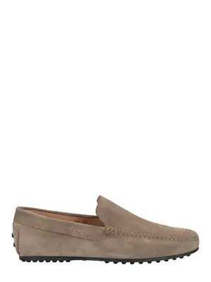 TOD'S Loafers In Leather Khaki
