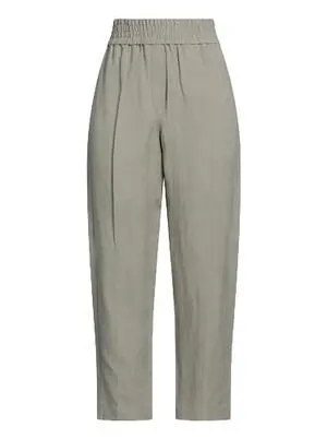 Brunello Cucinelli Light Viscose And Linen Pants - Grey