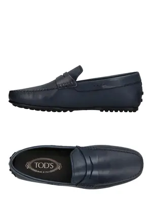 TOD'S TOD'S Leather Loafers Dark Blue