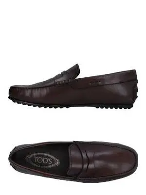 TOD'S TOD'S Leather Loafers Dark Brown
