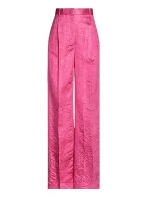 MSGM Wide-leg Crinkled Pants - Pink