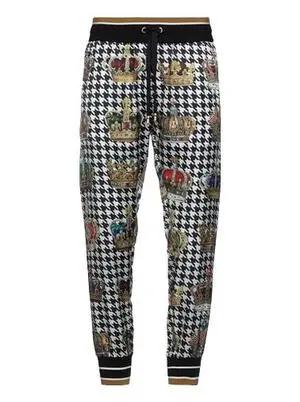 DOLCE & GABBANA DOLCE & GABBANA Houndstooth Tapered Trousers