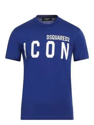 Dsquared2 Icon Man T-shirt Fuchsia Size Xl Cotton Blue
