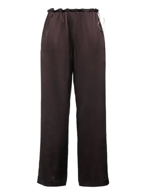 Erika Cavallini ERIKA CAVALLINI Wide-Leg Pants Dark Brown