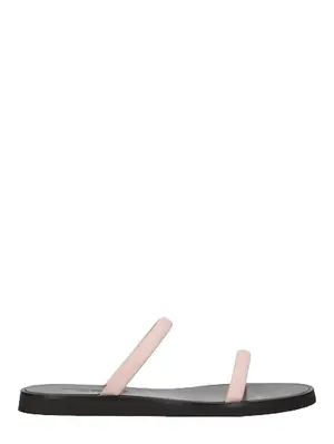 Emporio Armani Leather Sandals - Pink