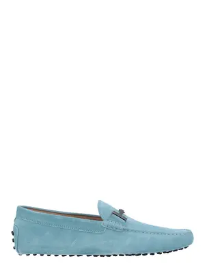 TOD'S TOD'S Leather Loafers Sky Blue