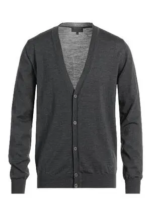 Emporio Armani Virgin Wool Cardigan - Grey