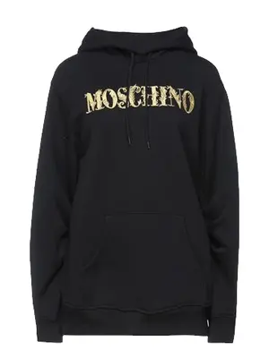 Moschino Cotton Terry Sweatshirt - Black