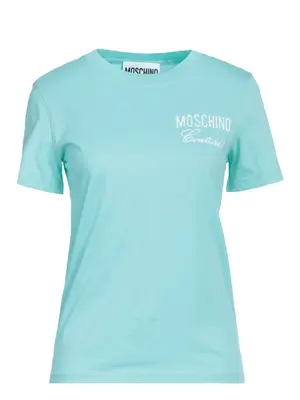 Moschino Couture Cotton T-Shirt Light Green