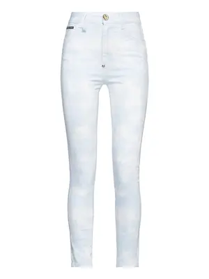 Philipp Plein PHILIPP PLEIN Light Cotton Skinny Jeans Sky Blue