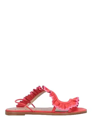 Red Valentino REDV Leather Sandals Red