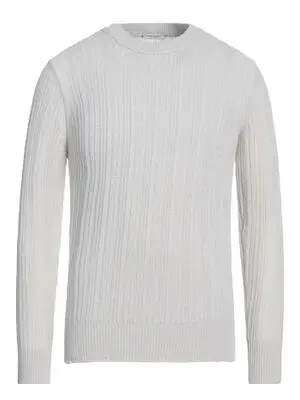 PAOLO PECORA Virgin Wool Crewneck Sweater - White