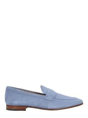 TOD'S TOD'S Slate Leather Penny Loafers Blue