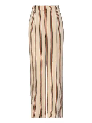 MAISON JEJIA Striped Wide-leg Trousers - Beige