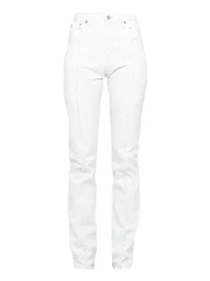 MAISON MARGIELA Straight-leg Jeans - White