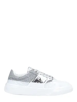 Hogan Leather Low-top Sneakers - Silver