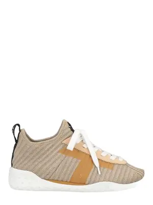 TOD'S Low-Top Sneakers With Suede Trims Beige