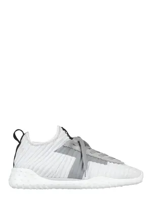 TOD'S Low-Top Sneakers With Suede Trims Light Grey