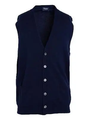 DRUMOHR Cashmere Cardigan - Navy