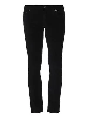 Dolce & Gabbana Cotton-blend Velvet Pants - Black