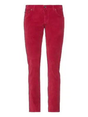 Dolce & Gabbana Cotton-blend Velvet Pants - Red