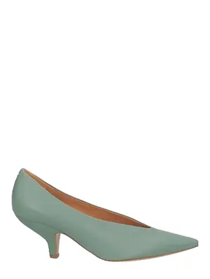 MAISON MARGIELA Leather Pumps - Sage Green