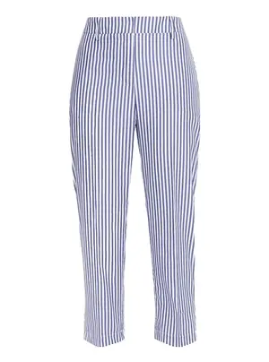 Stella Jean Striped Tapered Pants - Blue