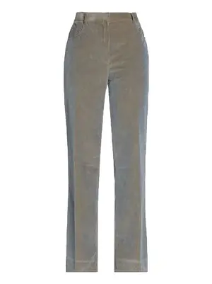 Beatrice B Striped Corduroy Pants Grey
