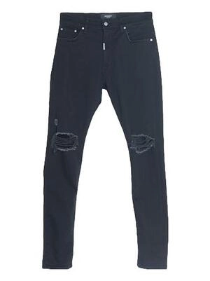 REPRESENT Skinny Jeans In Wash Cotton Blend - Black