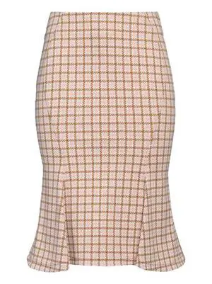 Marni MARNI Houndstooth Midi Skirt Pink