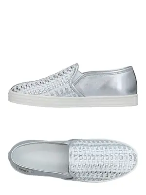 Hogan Rebel Leather Sneakers - Silver