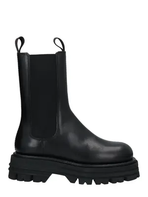 BARRACUDA Ankle Boots In Soft Leather Black