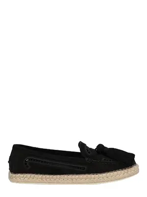 TOD'S TOD'S Leather Espadrilles Black