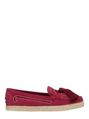 TOD'S TOD'S Leather Espadrilles Red