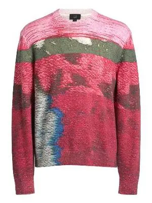 Dunhill DUNHILL Crewneck Wool Sweater Fuchsia