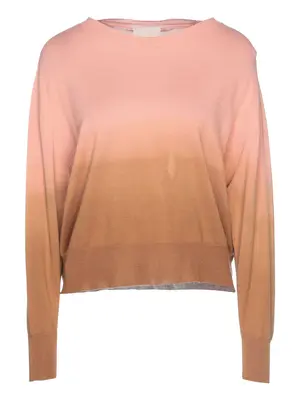 Momoni MOMONÍ Multicolor Pattern Sweater Salmon Pink