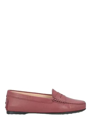 TOD'S TOD'S Leather Loafers Red