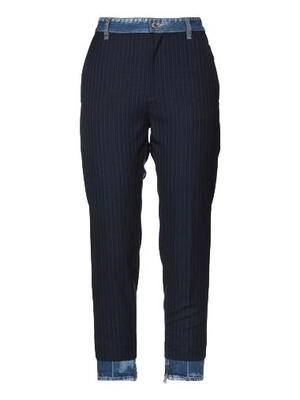 Dsquared2 Wool And Cotton Blend Tapered Pants - Blue