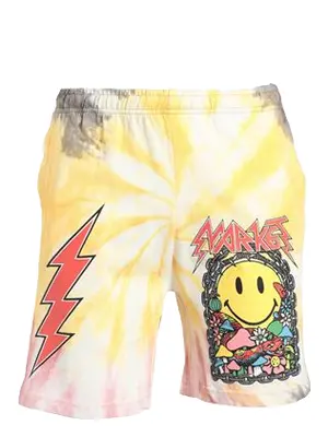 MARKET Tie-dye Jersey Shorts - Yellow