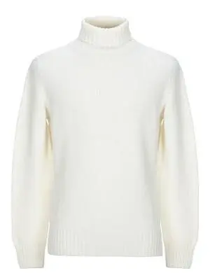 DRUMOHR Turtleneck Merino Wool Sweater - White