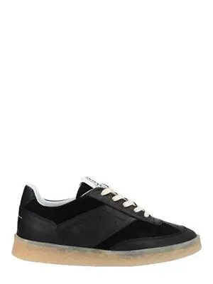 MAISON MARGIELA Leather Low-top Sneakers - Black