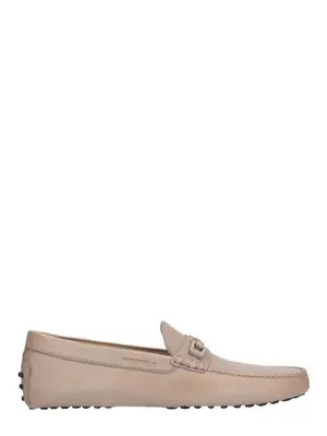 TOD'S Loafers In Leather Beige