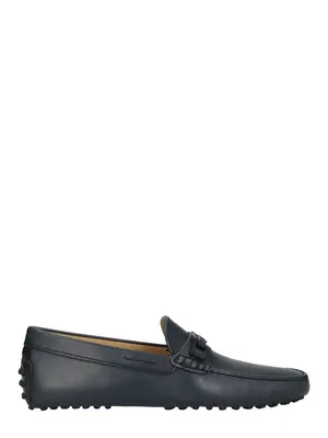 TOD'S Loafers In Leather Dark Blue