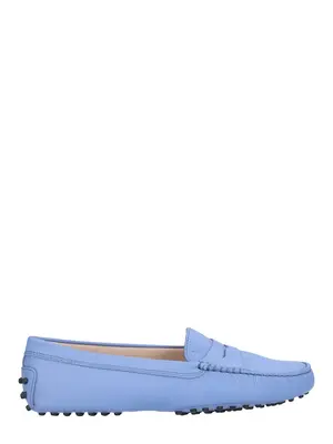 TOD'S Loafers In Calfskin Sky Blue
