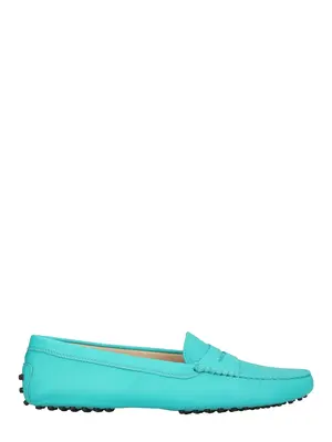 TOD'S Loafers In Calfskin Turquoise