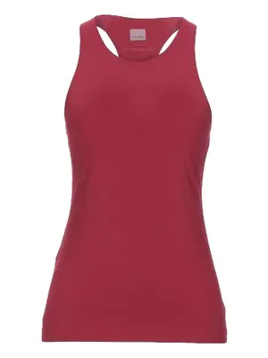 PINKO C-CLIQUE Jersey Tank Top Burgundy