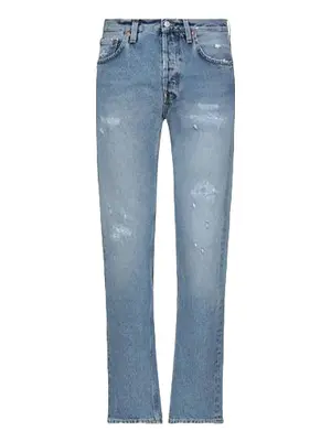 GRIFONI Cotton Straight-Leg Jeans